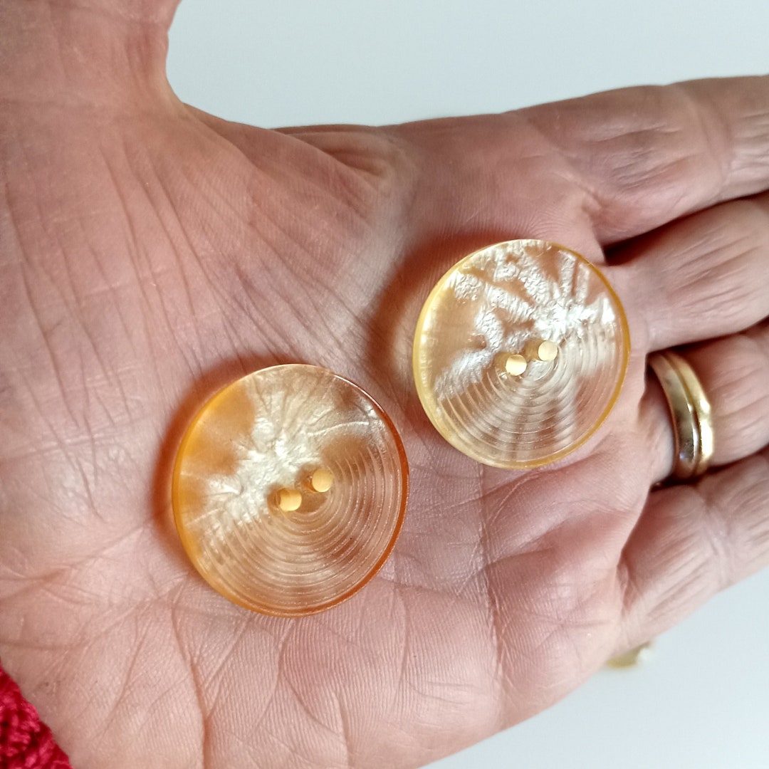 Clear Buttons Pearly White Shades, Coat Jacket Dress Buttons, Made in ...