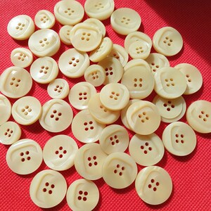 Shiny Cream Buttons, Jacket Dress Buttons, Made in Italy High Fashion ...