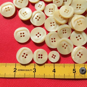 Shiny Cream Buttons, Jacket Dress Buttons, Made in Italy High Fashion ...