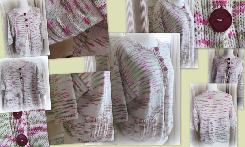 Cotton Cardigan/jacket- Hydrangea - Etsy