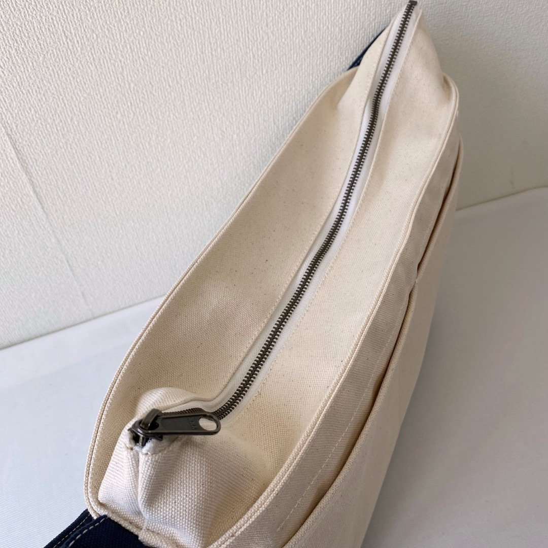 Simple Shoulder Bag Two-tone Color Kurashiki Canvas Made to - Etsy