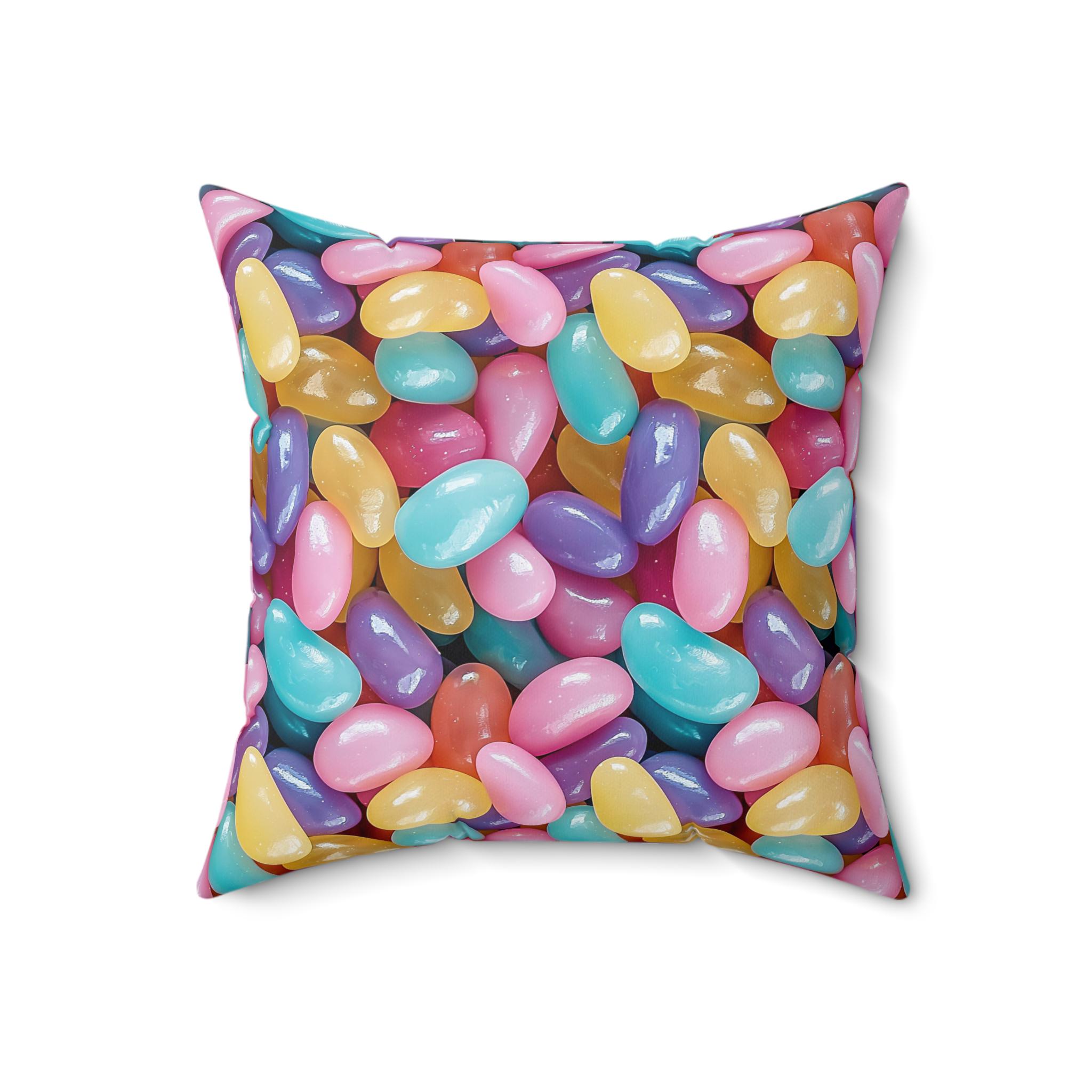 Jelly Beans Sweets Candy Modern Pastel Home Room Decor Throw Premium ...