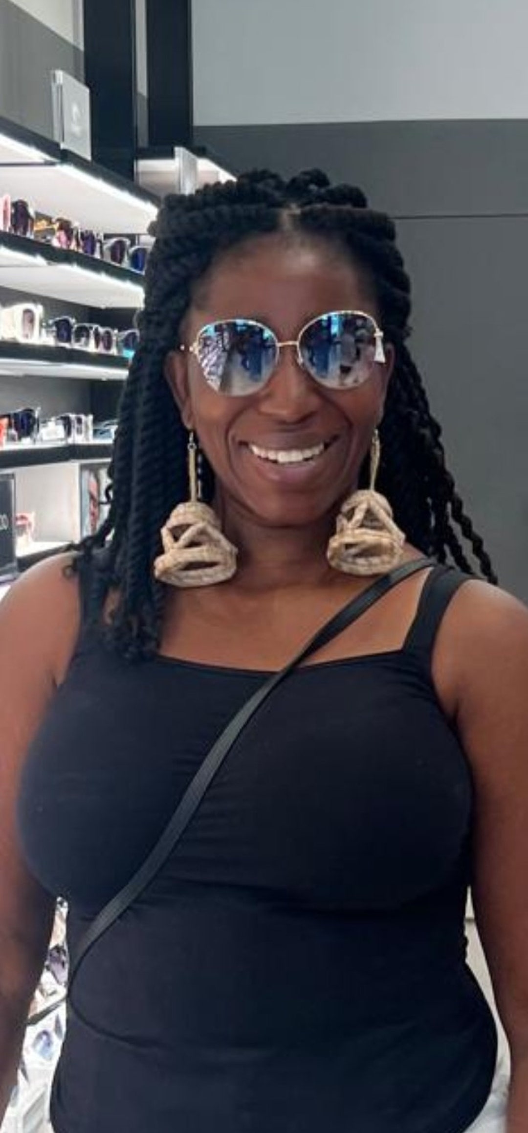 African Raffia Rattan Handmade Dangle and Drop Earrings. - Etsy