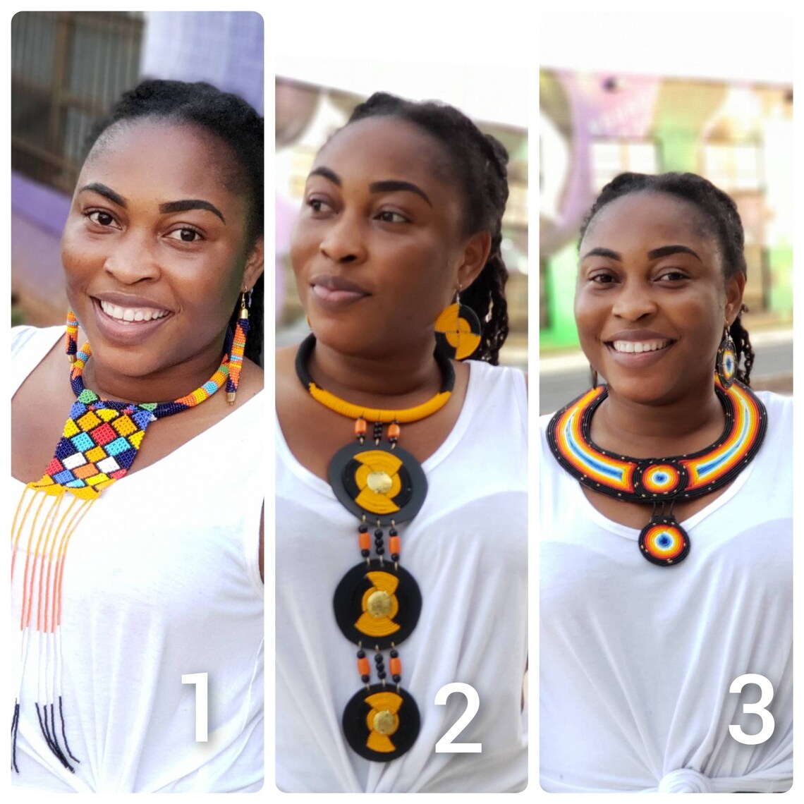 African Jewelry Pendant Necklacebeaded Kenyan Masai Necklace | Etsy