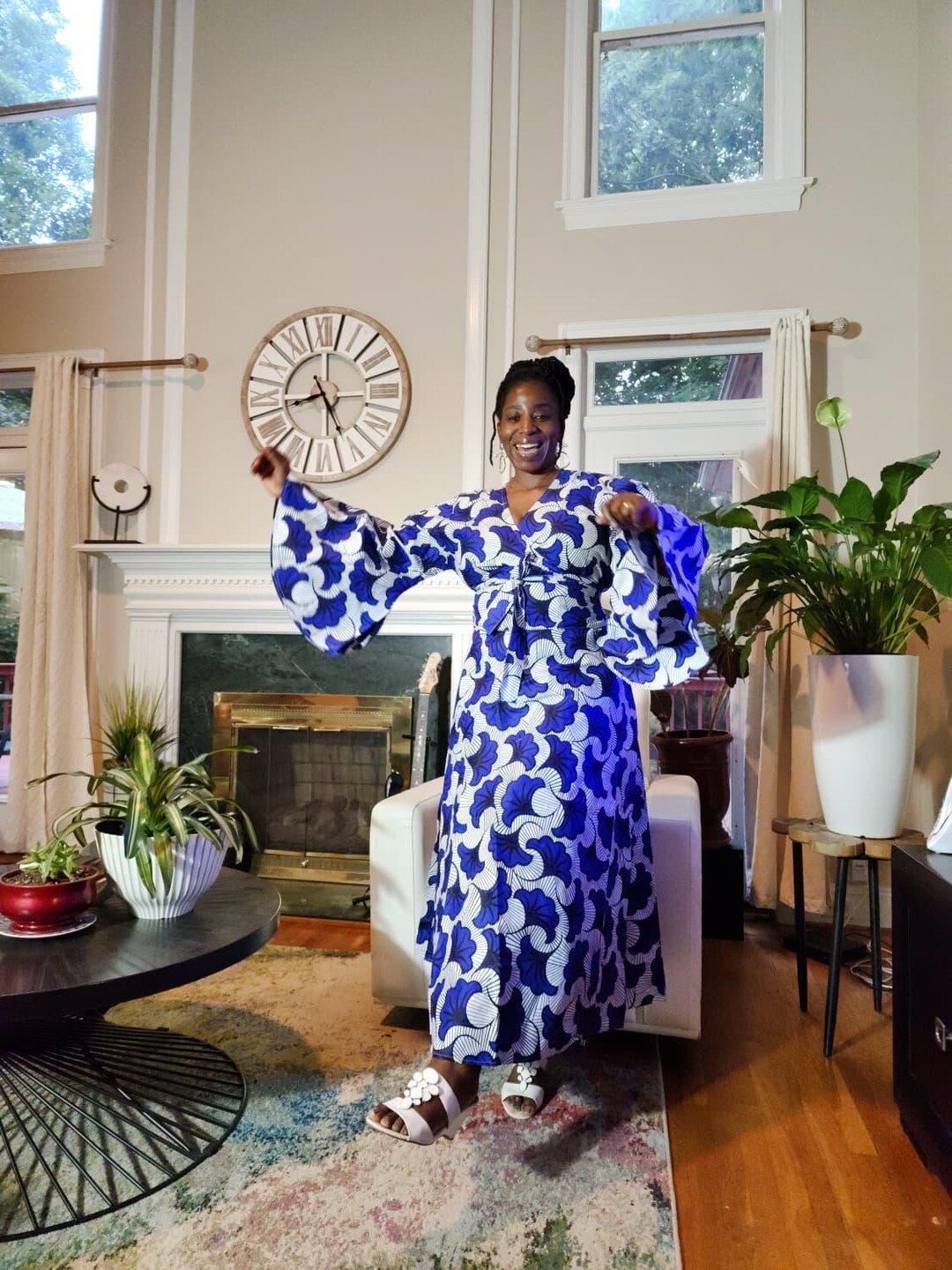 African Wrap Around Dress - Etsy