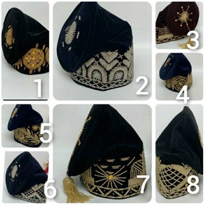 African Kufi Hat Groom and Groom's Men Hat Hausa Aboku Cap Igbo Cap ...