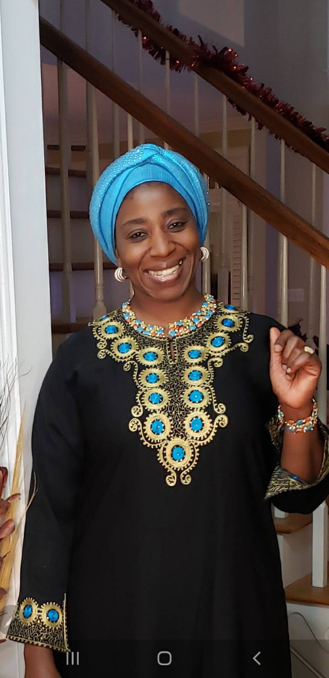 African Abaya Kaftan Dress - Etsy