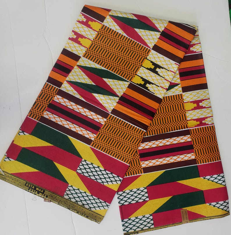 African Wax Print Ankara Kente Fabric - Etsy