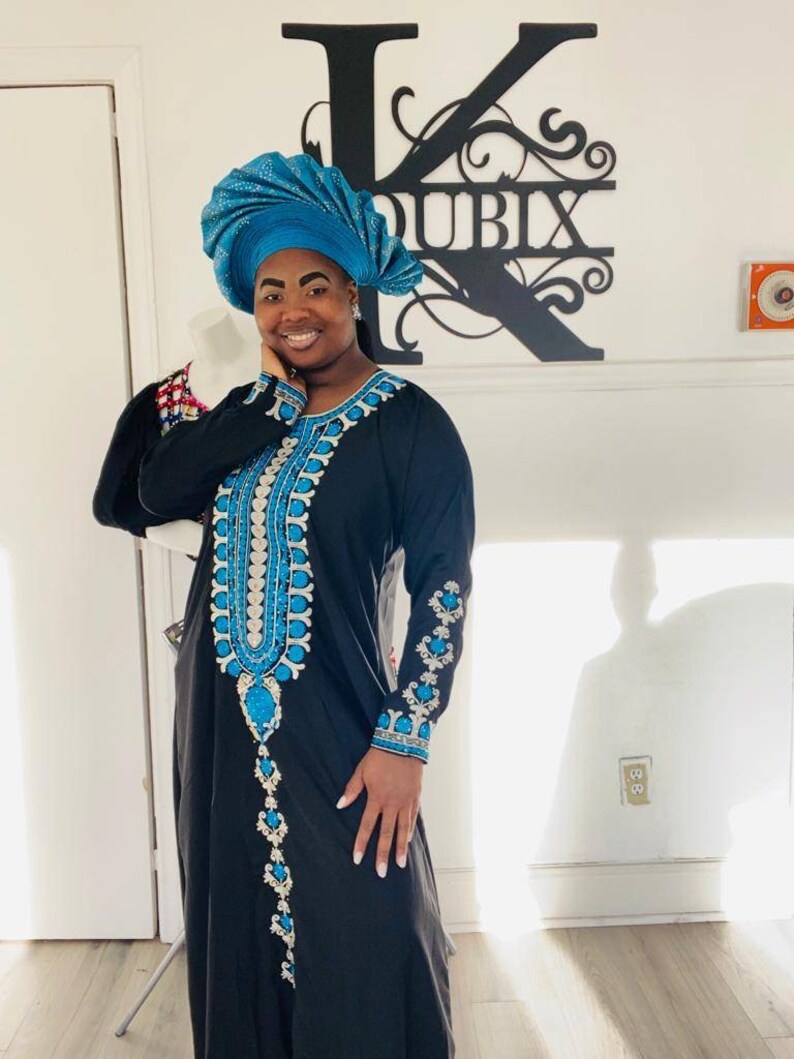 African Abaya Kaftan Dress - Etsy