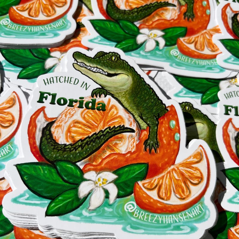 Florida Gators Decal - Etsy
