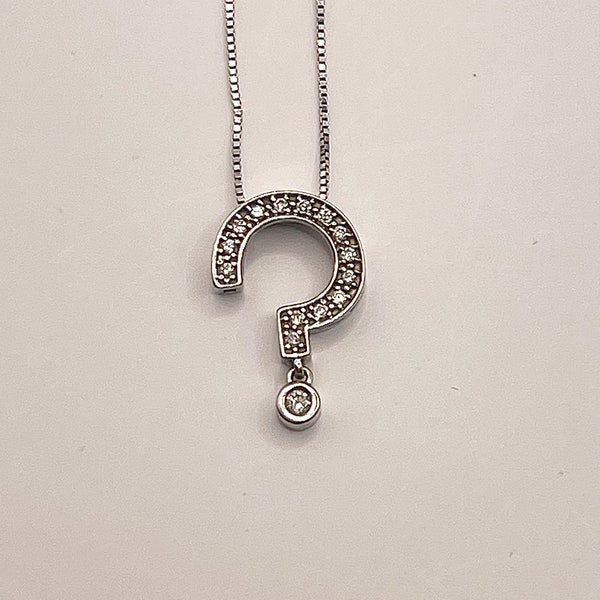 Question Mark Necklace - Etsy UK