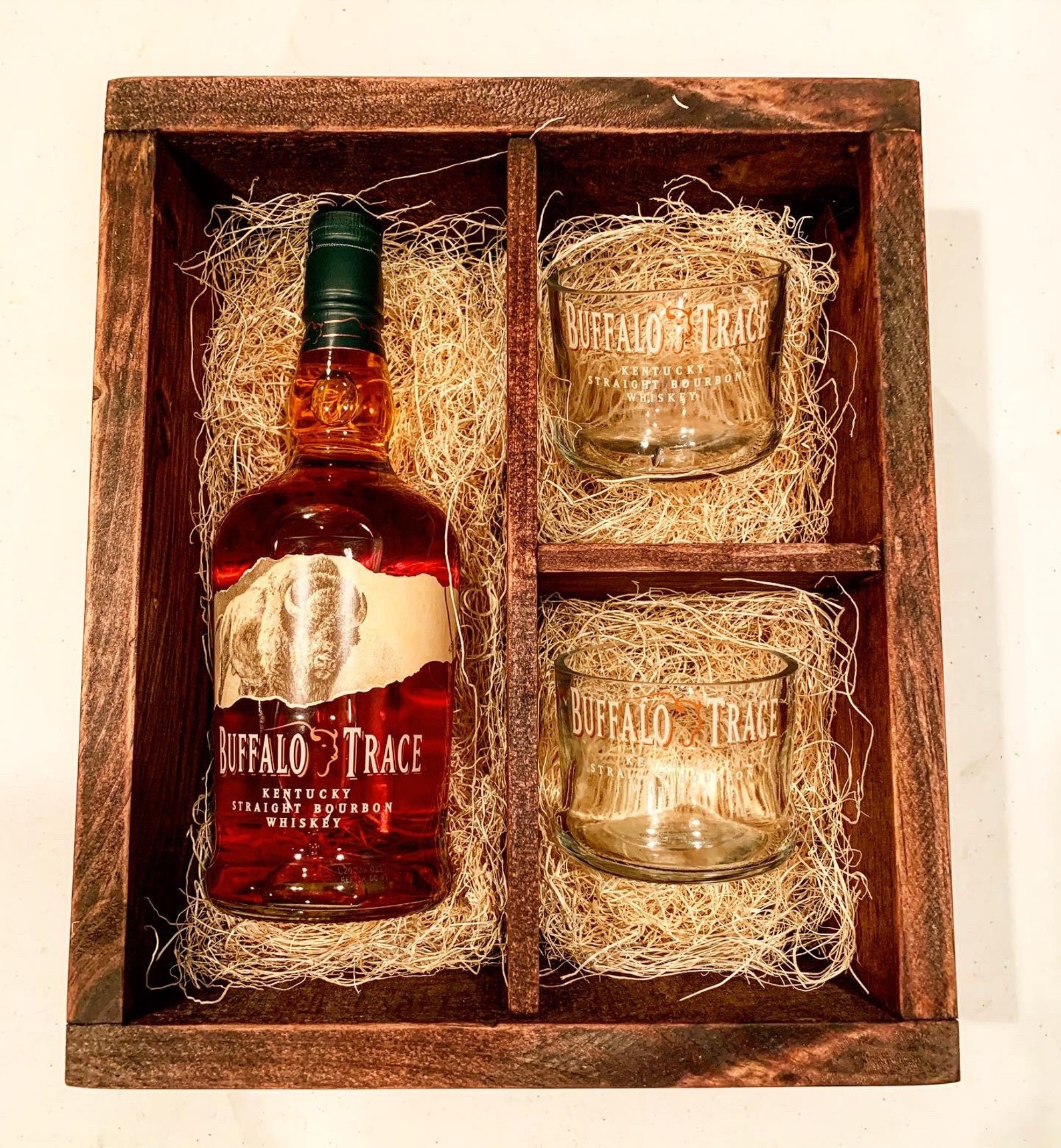 Buffalo Trace Bourbon Whiskey Gift Box Set Full Bottle Not | Etsy