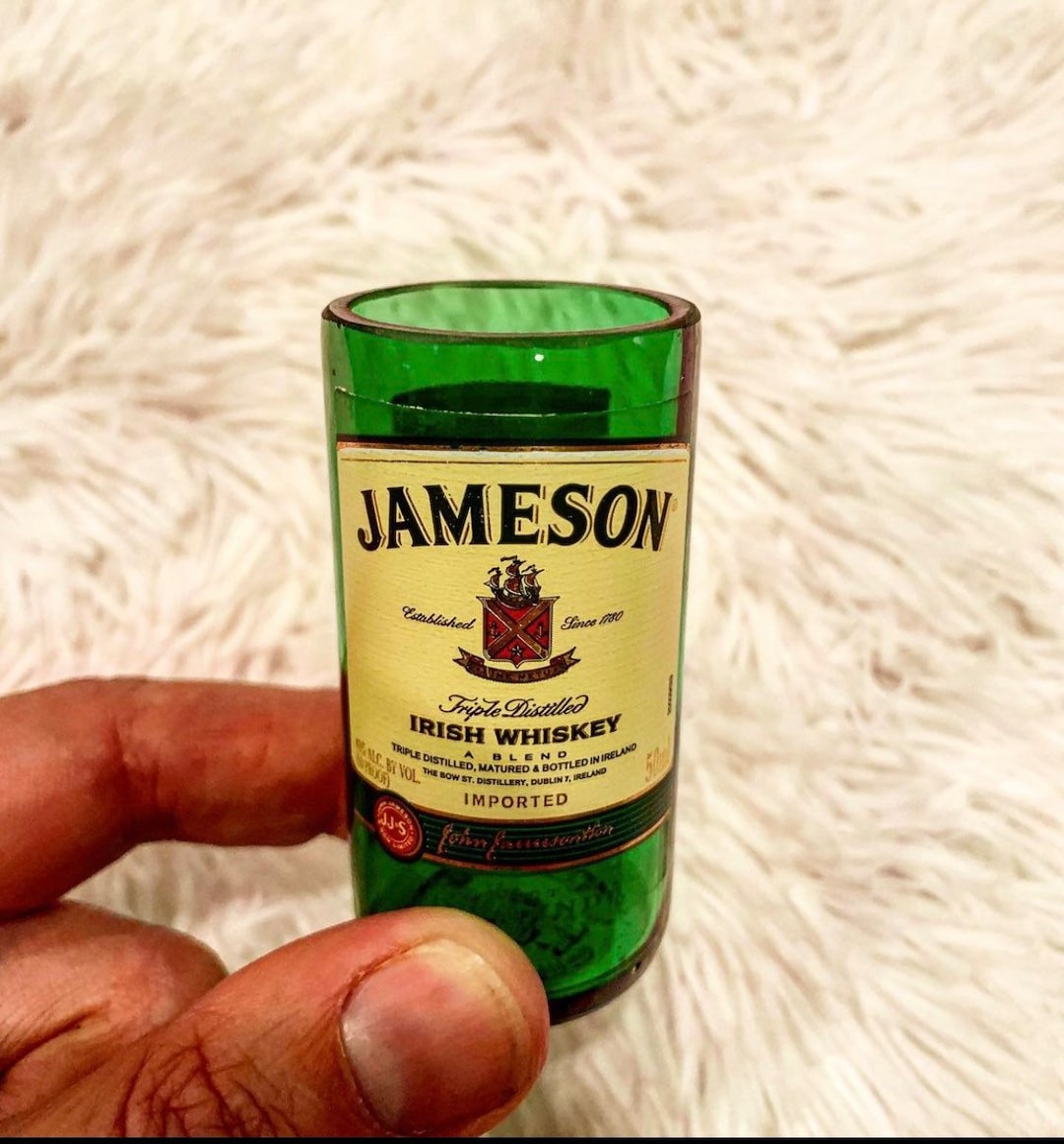 Jameson Irish Whiskey 50ml Mini Bottle Shot Glasses (2) - Etsy