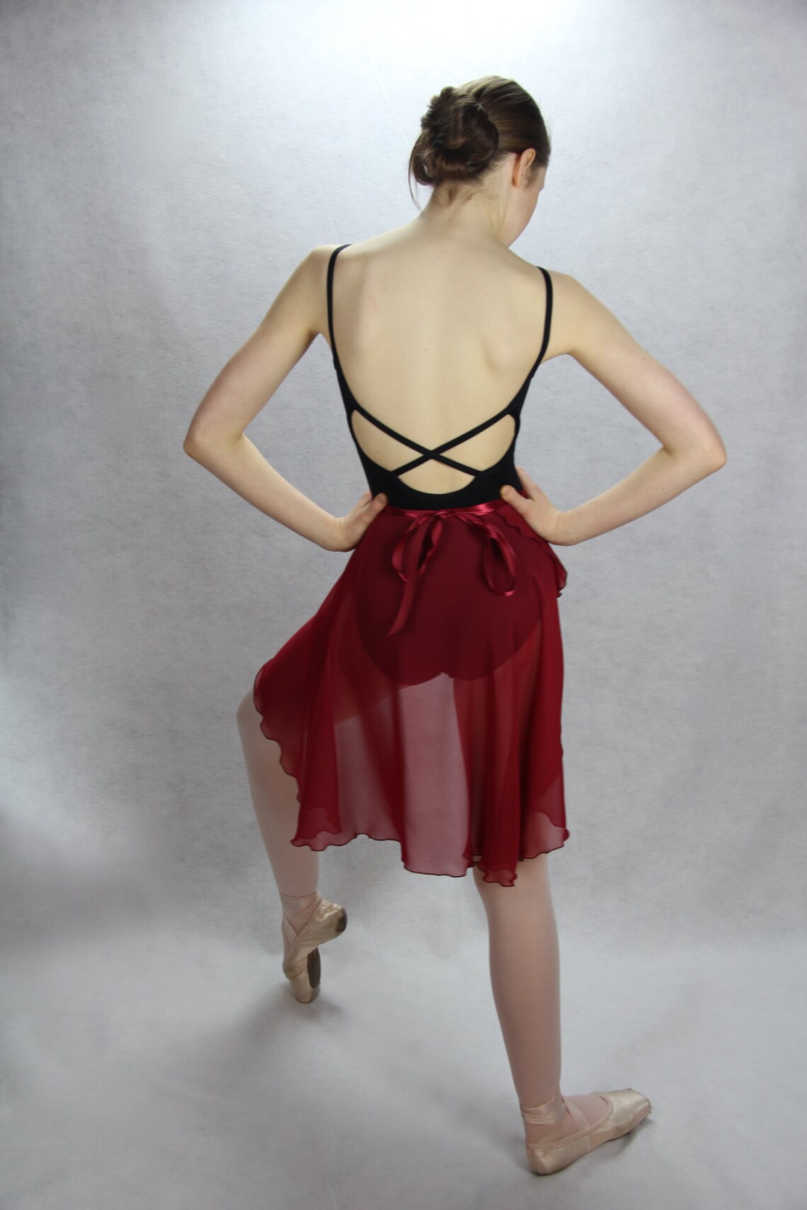 20" Tapered Ballet Wrap Skirt - Etsy