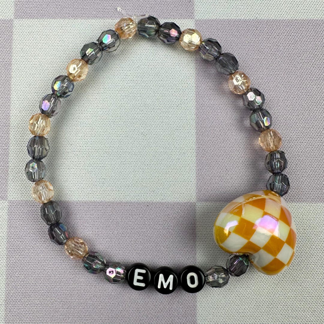 Emo Kid Bracelet / Music / Beaded Friendship Bracelets / Sad ...