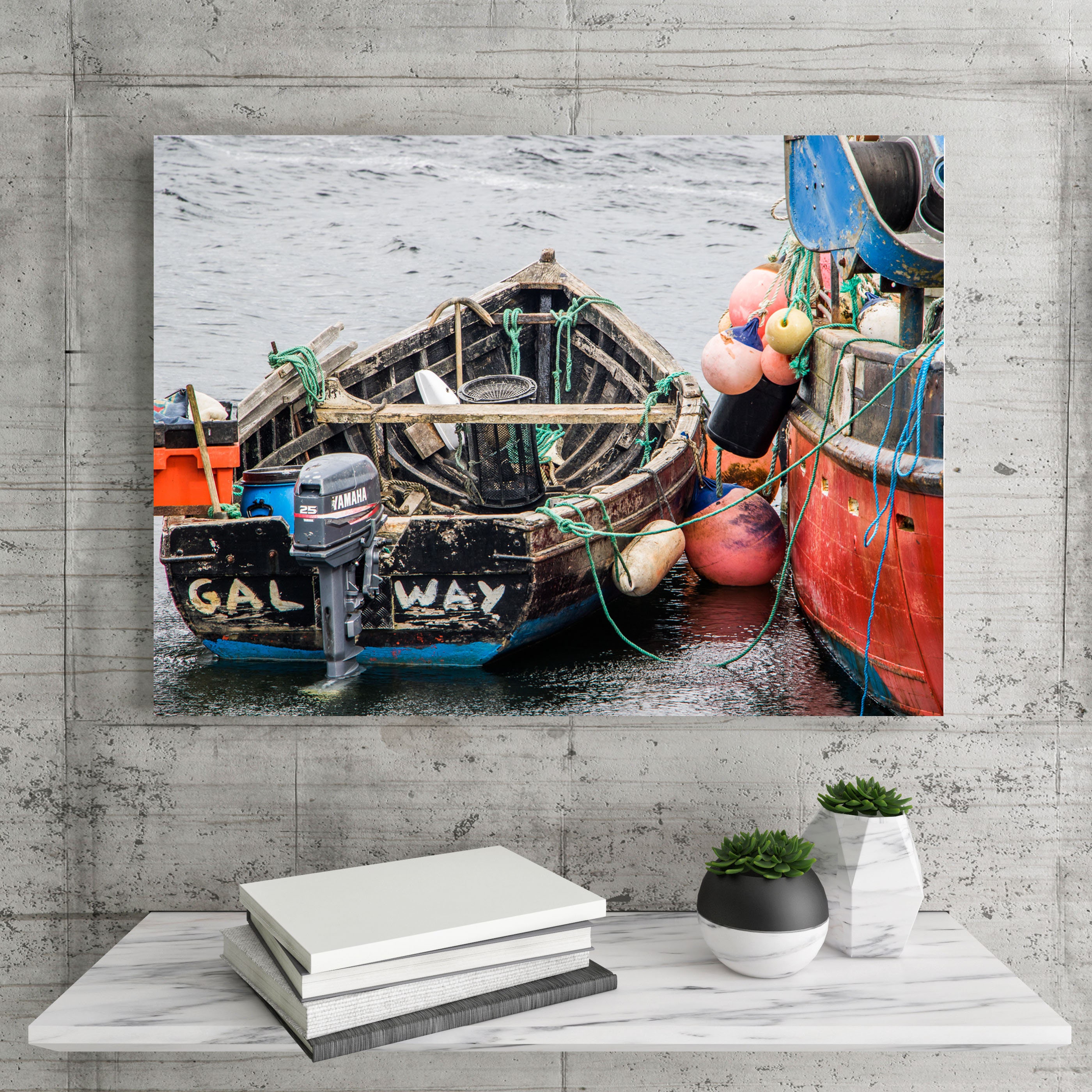 Galway Fishing Boat, Irish Photography, Connemara, Wild Atlantic Way ...