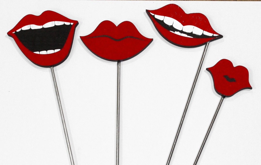 Photobooth Prop - Lips - Etsy
