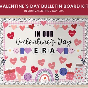 Valentine's Day Bulletin Board Kit Valentine's Day Era, Swiftie ...
