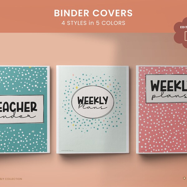 Binder Cover - Etsy