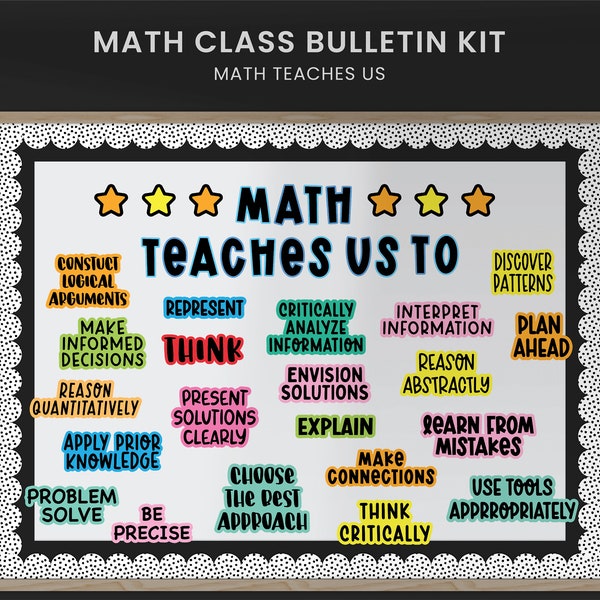 Math Door Decor - Etsy