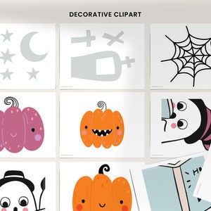 Halloween Bulletin Board Kit Happy Halloween blue Read - Etsy