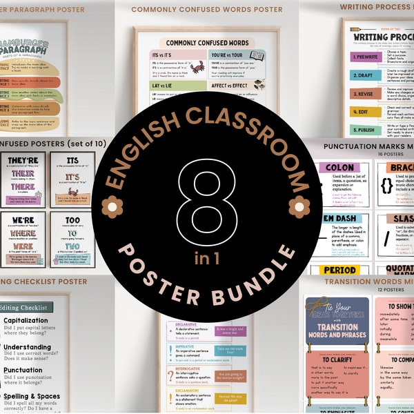 Middle School Classroom Decor - Etsy