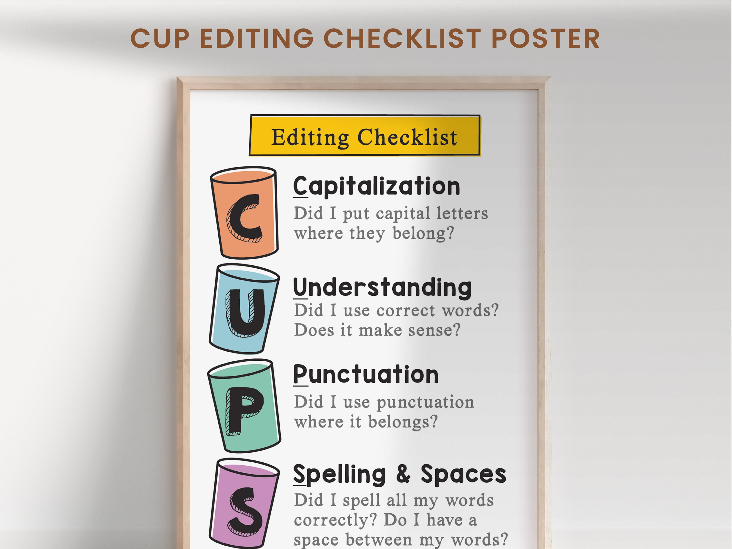 Writing Revision Checklist