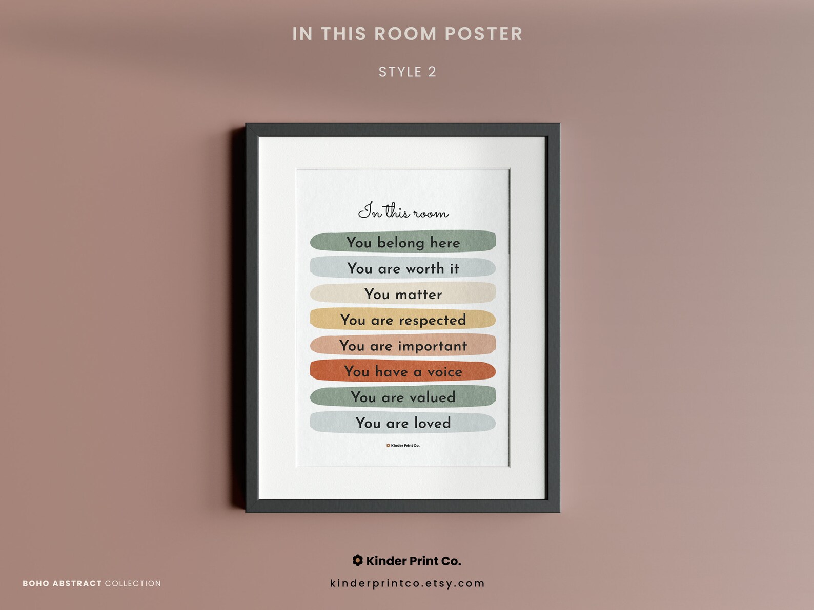 In This Room Poster All Are Welcome Lnclusive Classroom - Etsy