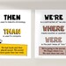 Commonly Confused Words Poster Set, Set of 10, English Classroom ...