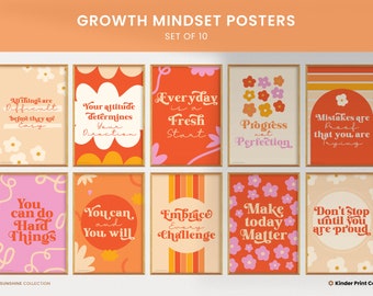 Growth Mindset // Classroom // Printable Poster // Classroom - Etsy