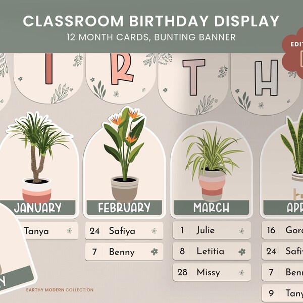 Classroom Birthday - Etsy
