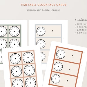 Visual Timetable Schedule, Boho Rainbow, Neutral Classroom, Boho ...
