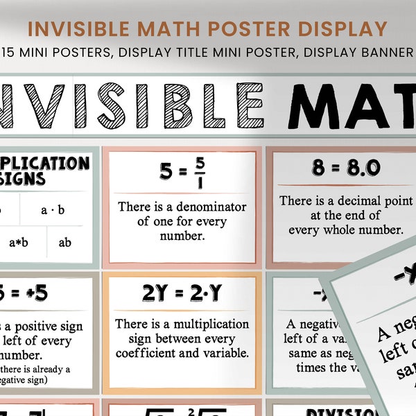 Math Poster - Etsy