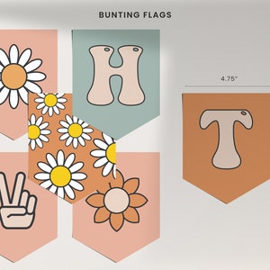 Groovy Daisy Retro Birthday Display, Birthday Bulletin - Etsy