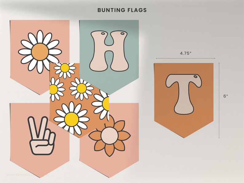 Groovy Daisy Retro Birthday Display Birthday Bulletin - Etsy