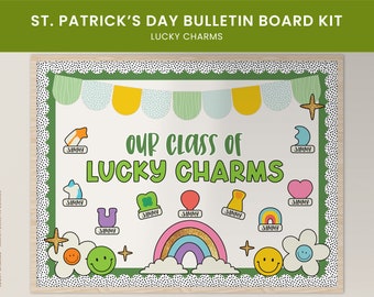 Lucky Charms Bulletin Board Kit St Patricks Day Bulletin - Etsy