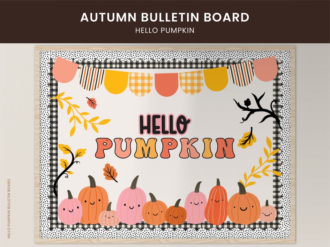 Fall Bulletin Board Kit, Autumn Classroom Decor, Classroom Seasons ...