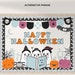 Halloween Bulletin Board Kit Happy Halloween blue Read - Etsy