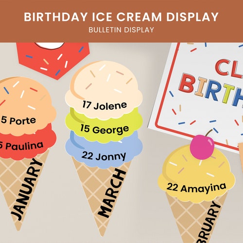 Classroom Birthday Display Birthday Board Classroom - Etsy