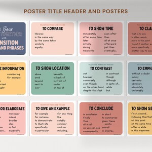 English Classroom Poster Bundle Modern English Classroom - Etsy Australia