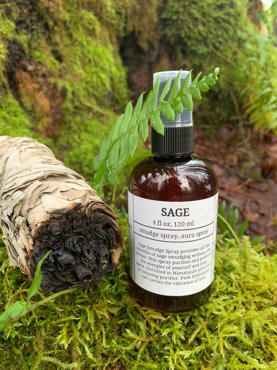 Sage Smudge spray aura spray Sage spray energy clearing | Etsy