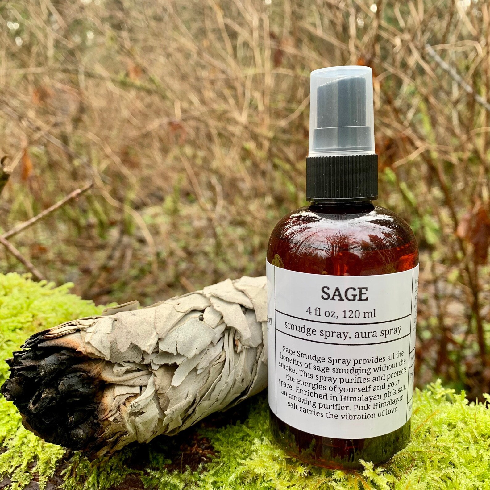 Sage Smudge Spray Aura Spray Sage Spray Energy Clearing - Etsy