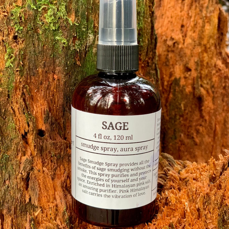 Sage- Smudge Spray, Aura Spray, Sage Spray, Energy Clearing, Sage ...