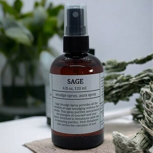 Sage- Smudge Spray, Aura Spray, Sage Spray, Energy Clearing, Sage ...