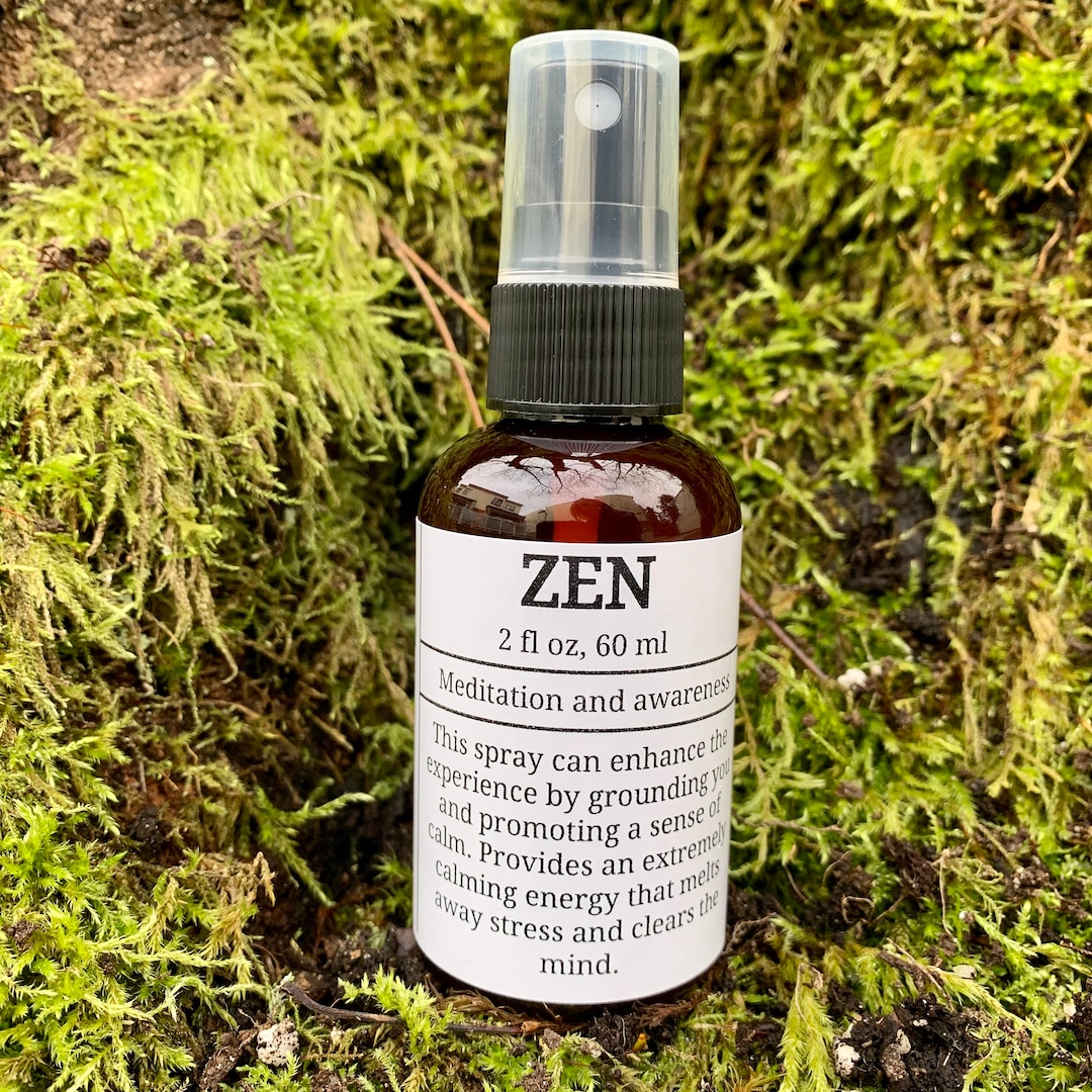 Zen- Aromatherapy Spray, Meditation Spray, Relaxation, Yoga Mist, Air ...