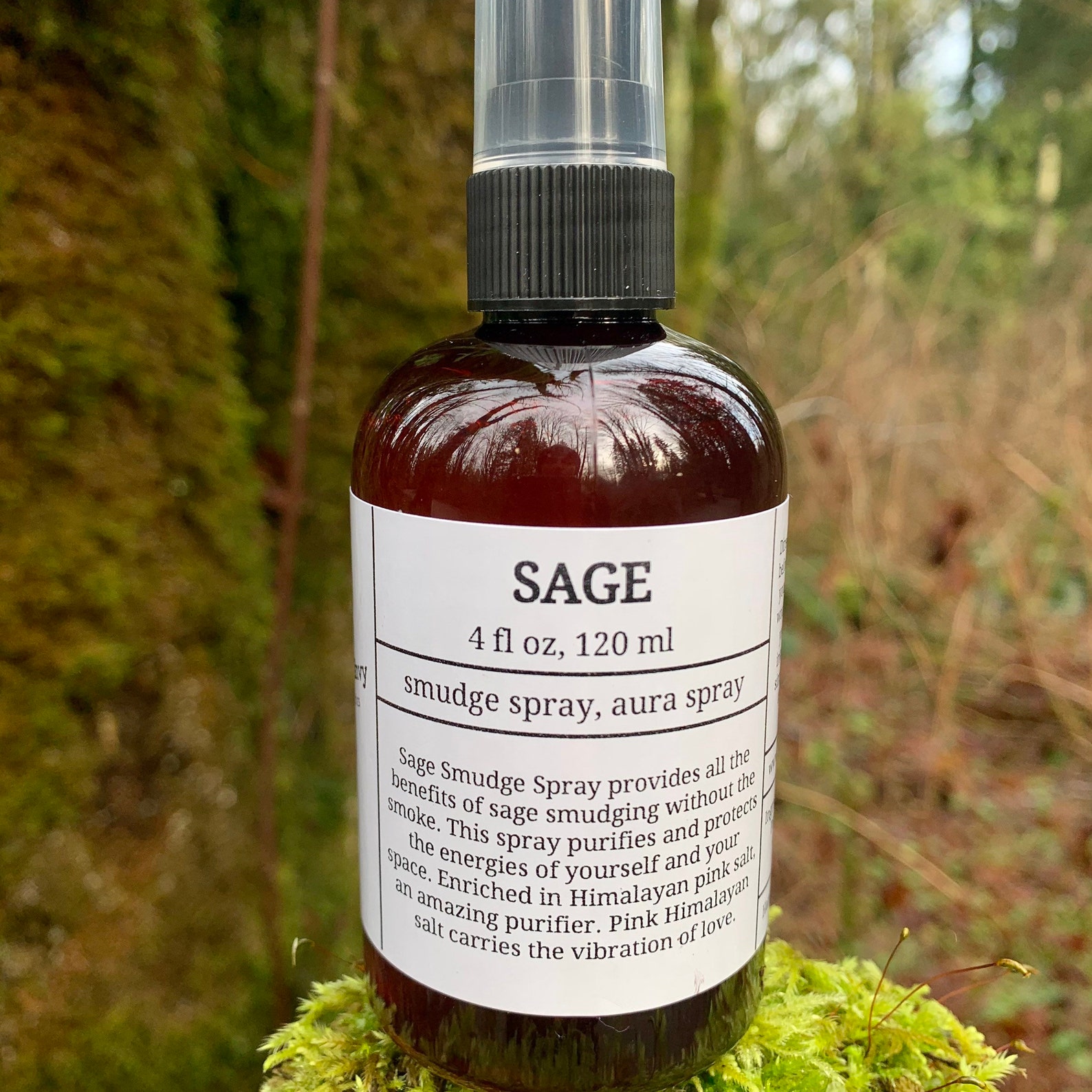 Sage- Smudge Spray, Aura Spray, Sage Spray, Energy Clearing, Sage ...