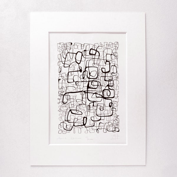Abstract Ink Drawing - Etsy