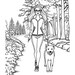 8 FASHION GIRLS Coloring Pages Printable Pdf Colouring Activity Sheets ...