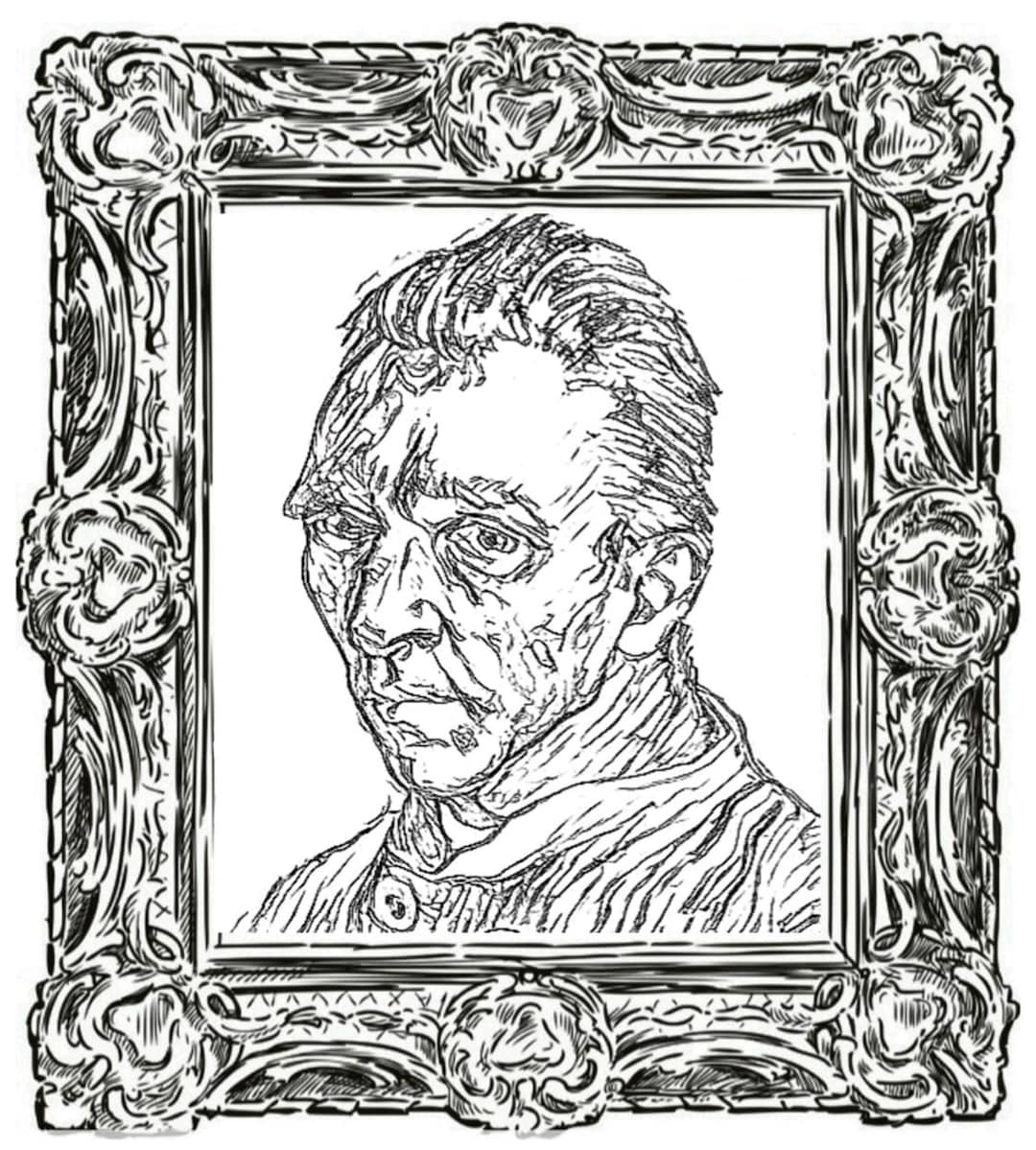 FAMOUS PAINTINGS Coloring Pages 8 Printable PDF Colouring Activity ...