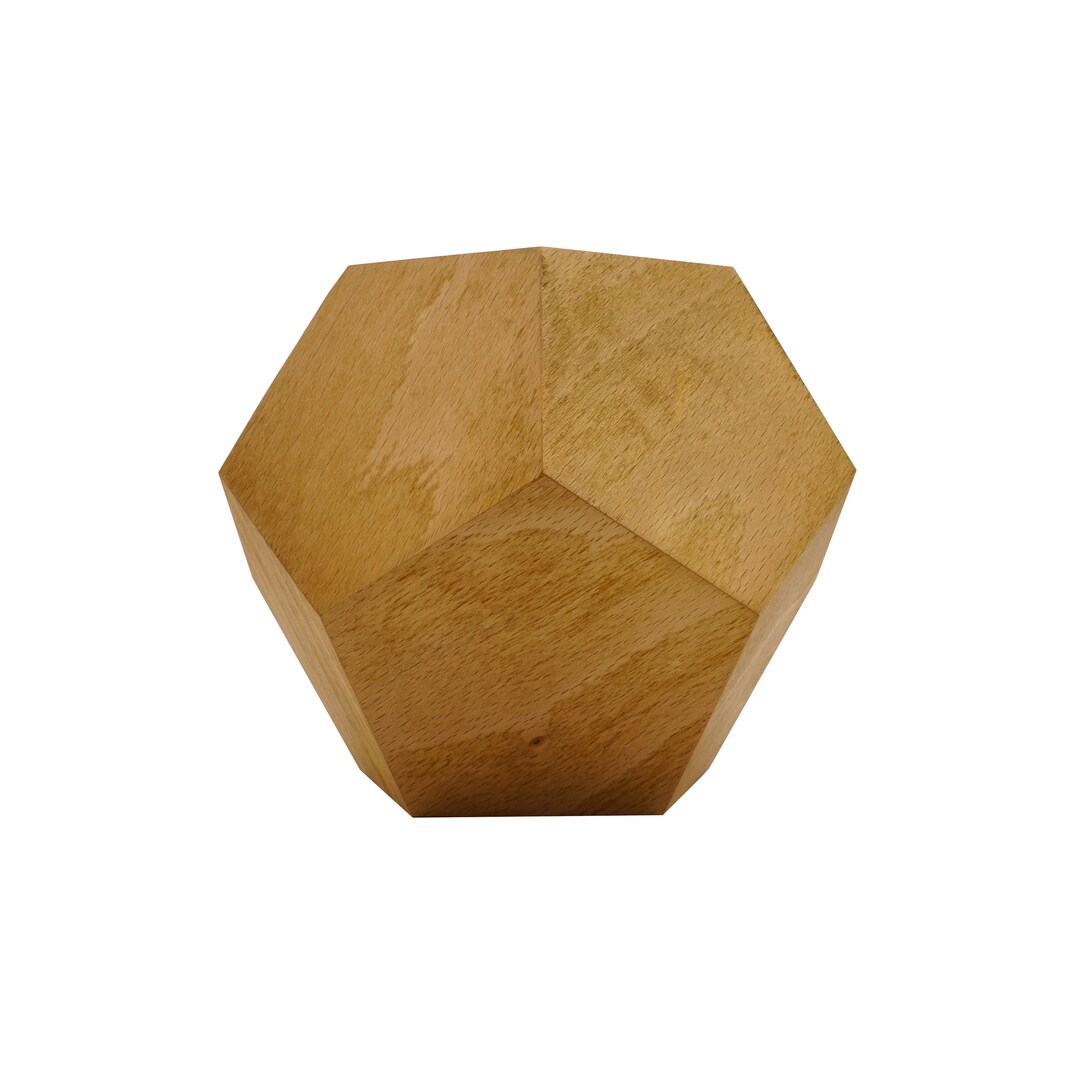 Dodecahedron Geometry, Wooden Dodecahedron, Golden Ratio Geometry ...